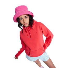 Hoodie Roxy "Surf Stoked Brushed", Damen, Gr. M, hibiscus, Obermaterial: 60% Walkfrottier, 40% Microfaser;, Sweatshirts Hoodie