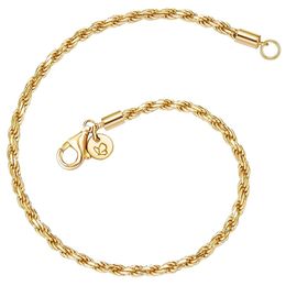 Glanzst&uuml;cke M&uuml;nchen Damen Armband "GSM824", 19, Silber 925 (Sterlingsilber)gelbgold, GLANZST&Uuml;CKE M&Uuml;NCHEN, Silber 925 (Sterlingsilber), Armb&auml;nder, aus Sterling Silber