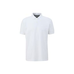 s.Oliver Herren Poloshirt "Poloshirt Basic Poloshirt 1er Pack", wei&szlig;, Gr. M, Obermaterial: 100% Baumwolle CO., Shirts