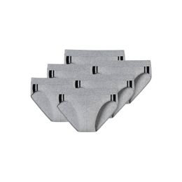 Schiesser Herren Slip "Slip 6er Pack", Gr. S, grau, Obermaterial: 95% Baumwolle CO. 5% Elasthan EL., Unterhosen