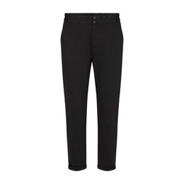 Freequent Damen Stoffhose "FQNANNI-ANKLE-PA", schwarz, Gr. XL, unifarben, Web, Obermaterial: 73% Polyester, 24% Viskose, 3% Elasthan, Hosen,