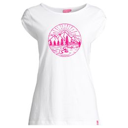 SALZHAUT Damen T-Shirt "Shirt BIIKE - CAMPER", wei&szlig;, Gr. XS, Obermaterial: 100% Baumwolle CO., Shirts