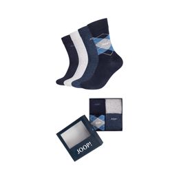 JOOP! JOOP Herren Socken "premium essentials", Gr. 43, blau, Baumwollmischung, Socken, mit elastischem Bund