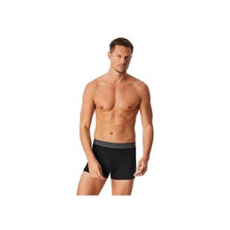 Schiesser Herren Boxershorts "Boxershort 6PACK Shorts "95/5" 6er Pack", Gr. S, schwarz, Obermaterial: 95% Baumwolle CO. 5% Elasthan EL., Unterhosen