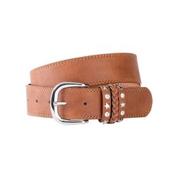 bonprix Damen H&uuml;ftg&uuml;rtel "G&uuml;rtel", braun, Gr. 80, Obermaterial: 100% Polyurethan, G&uuml;rtel, aus Polyurethan, bequeme Passform, casual Stil, mit