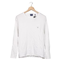 Gant Langarmshirt Herren Gr&ouml;&szlig;e 4XL Second Hand wei&szlig;