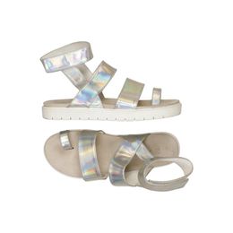 MONKI Sandalen Damen Gr&ouml;&szlig;e 37 Second Hand silber