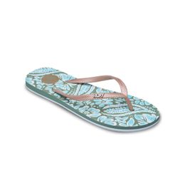 Roxy Damen Sandale "Mauricia", Gr. 9, gr&uuml;n, Obermaterial: 95% Tr/ 5% Metallnieten, Futter: 100% Synthetik Tr, Laufsohle: 100% Eva., Schuhe