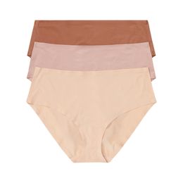 bonprix Damen Panty, Gr. 36, rosa, Obermaterial: 84% Polyamid, 16% Elasthan, Unterhosen, nahtlose Verarbeitung, unsichtbar unter der Kleidung
