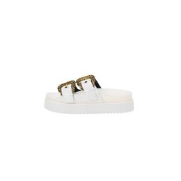 Versace Jeans Couture Pantolette 'FONDO ARIZONA' Damen Gr&ouml;&szlig;e 40 gold / wei&szlig;