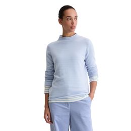 Marc O'Polo Strickpullover MARC O'POLO "mit hohem Tragekomfort", Damen, Gr. XS, soft sea, Obermaterial: 100% Kaschmir, unifarben, Pullover Strickpullover