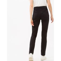Brax Damen 5-Pocket-Hose "Style MARY", schwarz, Gr. 42, Web, 96% Baumwolle, 4% Elasthan, Hosen