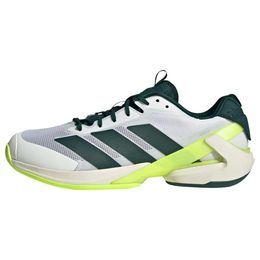adidas Performance Sportschuh 'Adizero Ubersonic 5' Herren Gr&ouml;&szlig;e 41/41.5 tanne / neongr&uuml;n / wei&szlig;