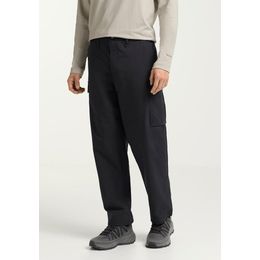 Jack Wolfskin Herren Cargohose "YUMA CARGO PANTS M", schwarz, Gr. 48, Obermaterial: 66% POLYESTER, 34% BAUMWOLLE; Futter: 65% POLYESTER, 35%