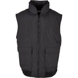 Urban Classics Herren Jerseyweste "Urban Classics Herren Clean Puffer Vest"schwarz, Gr. XL, 100% Polyester, Westen