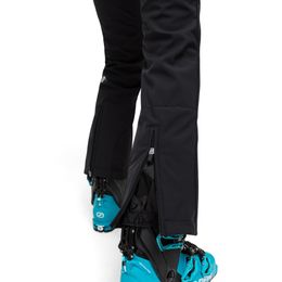 Maier Sports Damen Skihose "Mary", schwarz, Gr. 17, Vorderseite: 92% Polyester, 8% Elasthan / R&uuml;ckseite: 100% Polyester, Hosen, Eng geschnittene