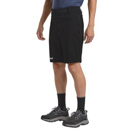 Jack Wolfskin Herren Shorts "HIKEOUT SHORTS M", schwarz, Gr. 56, Obermaterial: 86% Polyamid, 14% sonstige Fasern. Futter: 100% Polyester, Hosen