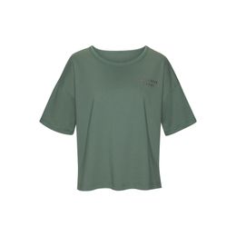 Damen T-Shirt, Copenhagen Studios, Gr. 32dunkelgr&uuml;n, Single Jersey, Obermaterial: 100% Baumwolle, unifarben, Shirts, aus Heavy Jersey Qualit&auml;t