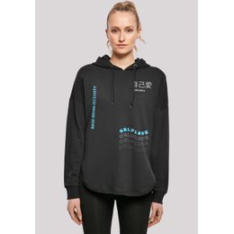 F4NT4STIC Damen Kapuzenpullover "Self Love OVERSIZE HOODIE", schwarz, Gr. M, Obermaterial: 100% Baumwolle, Pullover, Print
