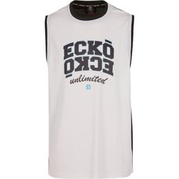 Ecko Unltd. Herren Tanktop "Ecko Unltd. Tanktops Pivot"hellwei&szlig;, jet schwarz, Gr. M, bedruckt, 100% Baumwolle, Tops