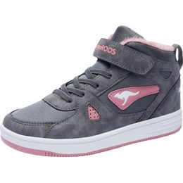 Kangaroos M&auml;dchen Sneaker "Kalley II EV", Gr. 29, grau, Synthetik, Schuhe, Warmfutter,Winterschuhe, Schn&uuml;rboots, Sneakerboots