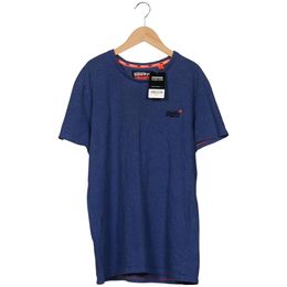 Superdry & Co T-Shirt Herren Gr&ouml;&szlig;e XL Second Hand blau