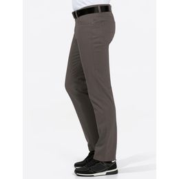 Herren 5-Pocket-Hose, grau, Gr. 28, unifarben, 98% Baumwolle, 2% Elasthan, Hosen