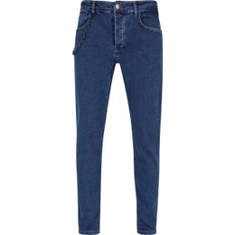 2Y Premium Herren Bequeme Jeans "2Y Premium Herren 2Y Tapered Fit Jeans", blau, Gr. 38, unifarben, 97% Elasthan, 3% Baumwolle, Jeans