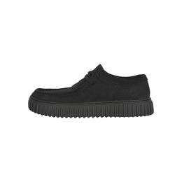 Clarks Herren Mokassin "Torhill Lo", Gr. 43schwarz, Leder, Schuhe, mit herausnehmbarem Contour-Cushion-Fu&szlig;bett
