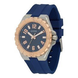 Guess Uhr 'CAMPUS' Herren Gr&ouml;&szlig;e One Size dunkelblau / gold / silber / wei&szlig;
