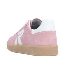 RIEKER SPORT Damen Sneaker "San Diego Swing2GO", Gr. 40, rosa, Veloursleder, unifarben mit Farbeinsatz, Schuhe, Retro-Sneaker, Freizeitschuh,