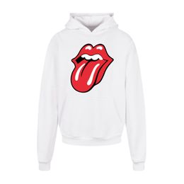 F4NT4STIC Herren Kapuzenpullover "The Rolling Stones Zunge", wei&szlig;, Gr. XXL, Obermaterial: 100% Baumwolle, Pullover, Premium Qualit&auml;t