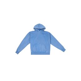 DROPSIZE Herren Kapuzensweatshirt "Dropsize HEAVY OVERSIZE EMBO HOODIE"blau, Gr. S, bedruckt, 70% Baumwolle, 30% Polyester, Sweatshirts