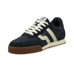Gant Herren Sneaker "Baylle", Gr. 42marine, Nylon, Veloursleder, kontrastfarbene Details, Schuhe, Retro Sneaker, Schn&uuml;rschuh mit modischer