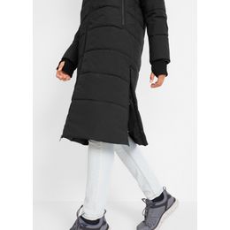 bonprix Damen Steppmantel, schwarz, Gr. 46, unifarben, Obermaterial: 100% Polyester. Futter: 100% Polyester. Wattierung: 100% Polyester, M&auml;ntel, mit