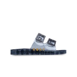 Roxy Damen Sandale "Kattie Glitter", Gr. 6, grau, Obermaterial: 95% Synthetik-PVC/ 5% Synthetik-Kunststoffschnalle, Futter: N/A, Laufsohle: 100%