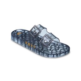 Roxy Damen Sandale "Kattie Glitter", Gr. 8, grau, Obermaterial: 95% Synthetik-PVC/ 5% Synthetik-Kunststoffschnalle, Futter: N/A, Laufsohle: 100%