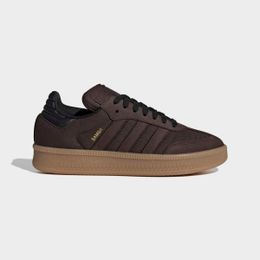 Herren Sneaker "SAMBA XLG", adidas originals, Gr. 43, braun, Leder, Textil, Schuhe