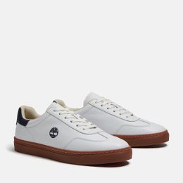 Timberland Herren Sneaker "LISBON ESSENTIAL - LOW LACE UP SNEAKER", Gr. 46, wei&szlig;, Leder, Schuhe