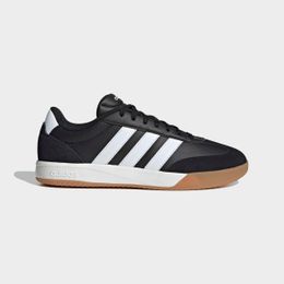 Herren Sneaker "VL COURT 00S", adidas Sportswear, Gr. 41core schwarz, ftwr wei&szlig;, core wei&szlig;, Leder, Synthetik, Schuhe