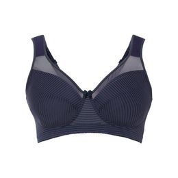 bonprix Damen Minimizer-BH "Minimizer-BH ohne B&uuml;gel mit gepolsterten Tr&auml;gern", Gr. 95dunkelblau, Obermaterial: 92% Polyamid, 8% Elasthan. Futter: 92%
