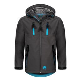 Arctic Seven Herren Softshelljacke "ASLasaro", grau, Gr. 4XL, Obermaterial: 96% Polyester, 4% Elasthan. Innenseite: 100% Polyester, Jacken, mit