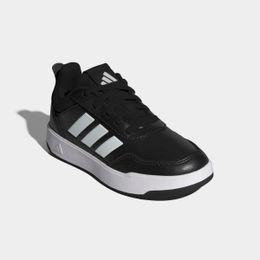 Kinder Sneaker "TENSAUR SPORT 3.0 K", adidas Sportswear, Gr. 34, schwarz-wei&szlig;, Synthetik, Textil, Schuhe, f&uuml;r Kinder & Jugendliche
