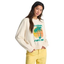 Sweatshirt Billabong "My Fave Beach", Damen, Gr. L, wei&szlig;, Obermaterial: 55% Walkfrottier, 25% Walkfrottier, 20% Microfaser;, Sweatshirts Sweatshirt
