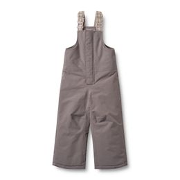Wheat Jungen Latzhose "Wheat Ski Trousers Loopa"lila stone, Gr. 116, 100% Nylon, Hosen