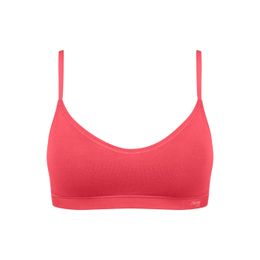 Sloggi Damen Schalen-BH "FREE Evolve P", Gr. 2, pink, Single Jersey, Obermaterial: 46% Polyester, 45% Modal, 9% Elasthan, unifarben, BHs, super