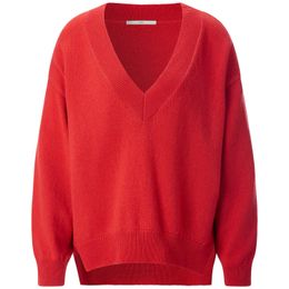 LANIUS Damen-Strickpullover V-Ausschnitt