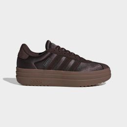 Damen Sneaker "VL COURT BOLD", adidas Sportswear, Gr. 41aurora coffee, aurora coffee, gum5, Leder, Textil, Schuhe