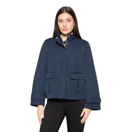 Betty Barclay Damen Outdoorjacke "Damen gerader Schnitt"dunkelblau, Gr. 36, Obermaterial: 65% Polyester, 35% Baumwolle; Futter: 55% Viskose, 45%