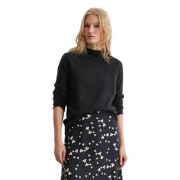 Marc O'Polo Strickpullover MARC O'POLO "mit hohem Tragekomfort", Damen, Gr. L, deep night blau, Obermaterial: 100% Kaschmir, unifarben, Pullover Strickpullover